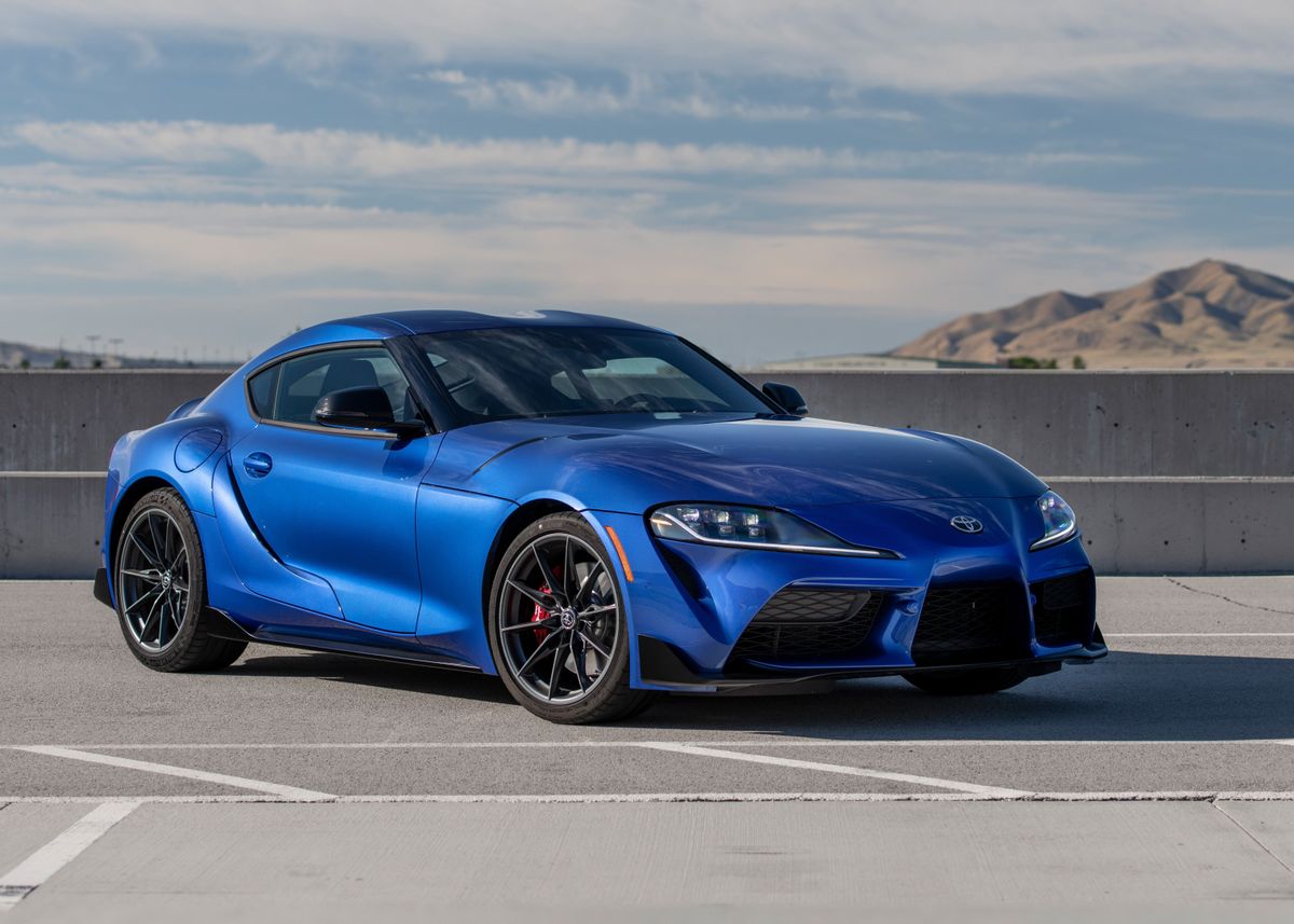 'Toyota Supra MK5 ' Poster, picture, metal print, paint by Jason HCK ...