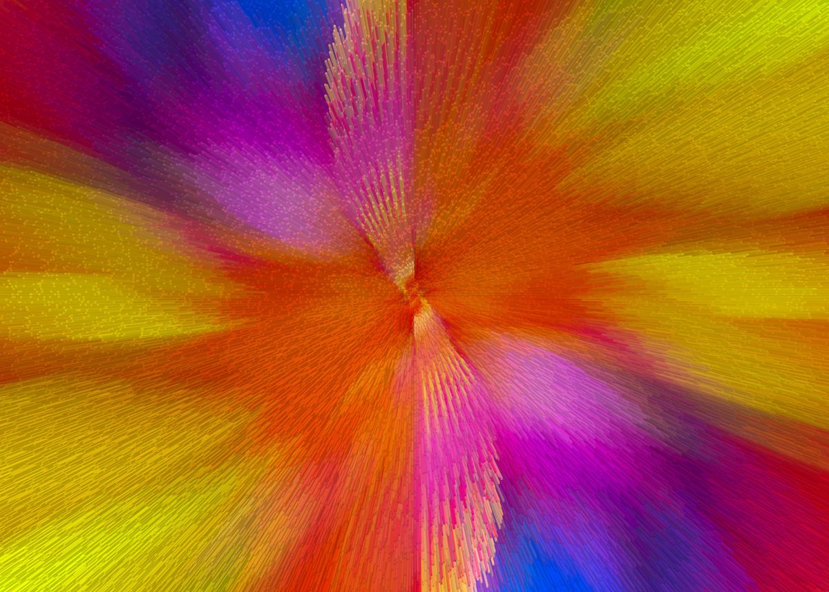 'anime fractal background' Poster, picture, metal print, paint by ...