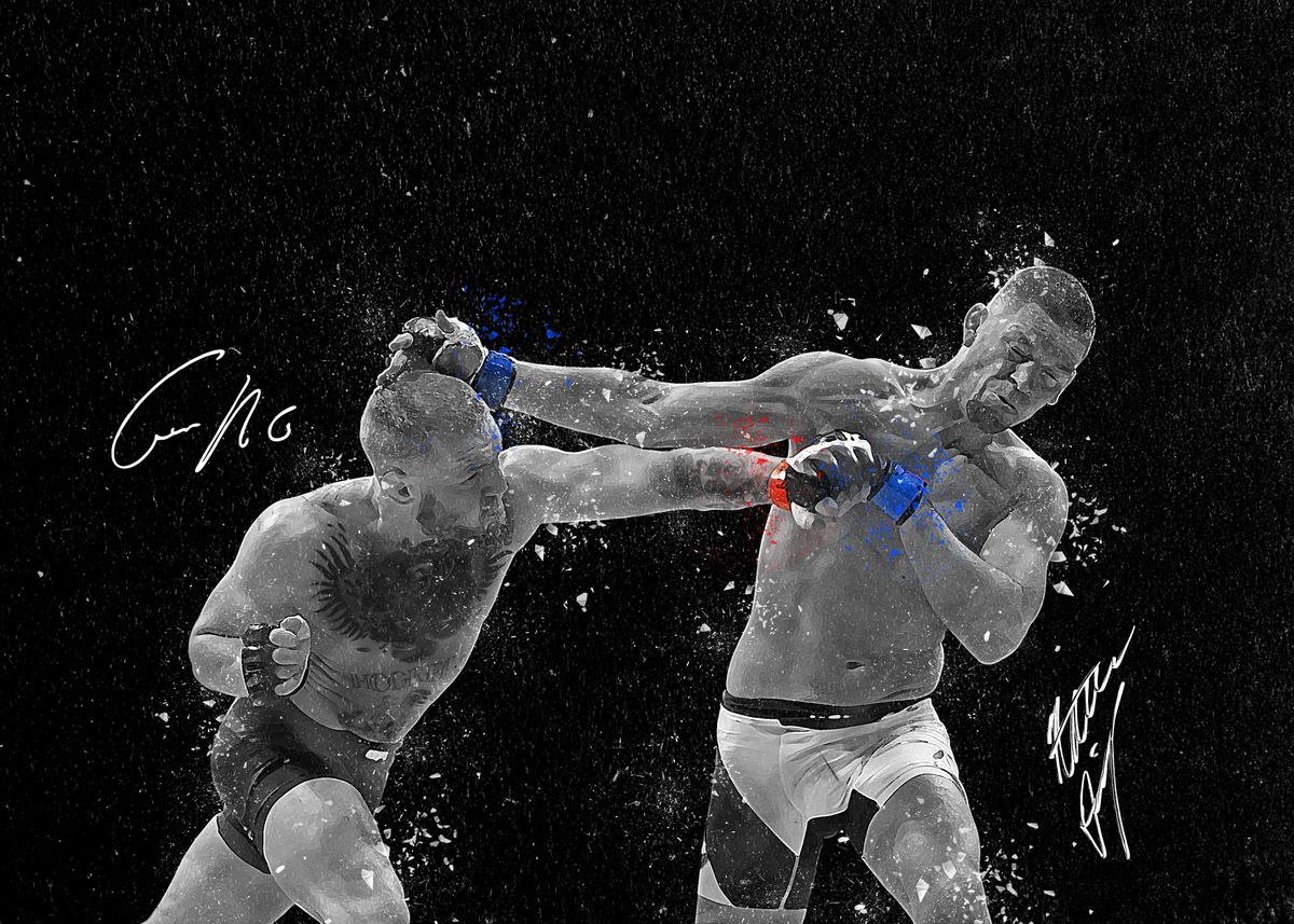 'MMA' Poster, picture, metal print, paint by SA KE | Displate