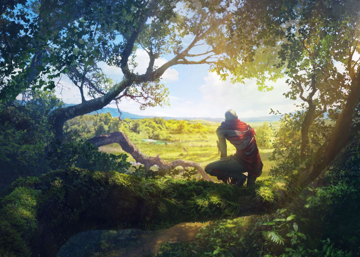 'Forest Guardian' Poster, picture, metal print, paint by Max Asabin ...
