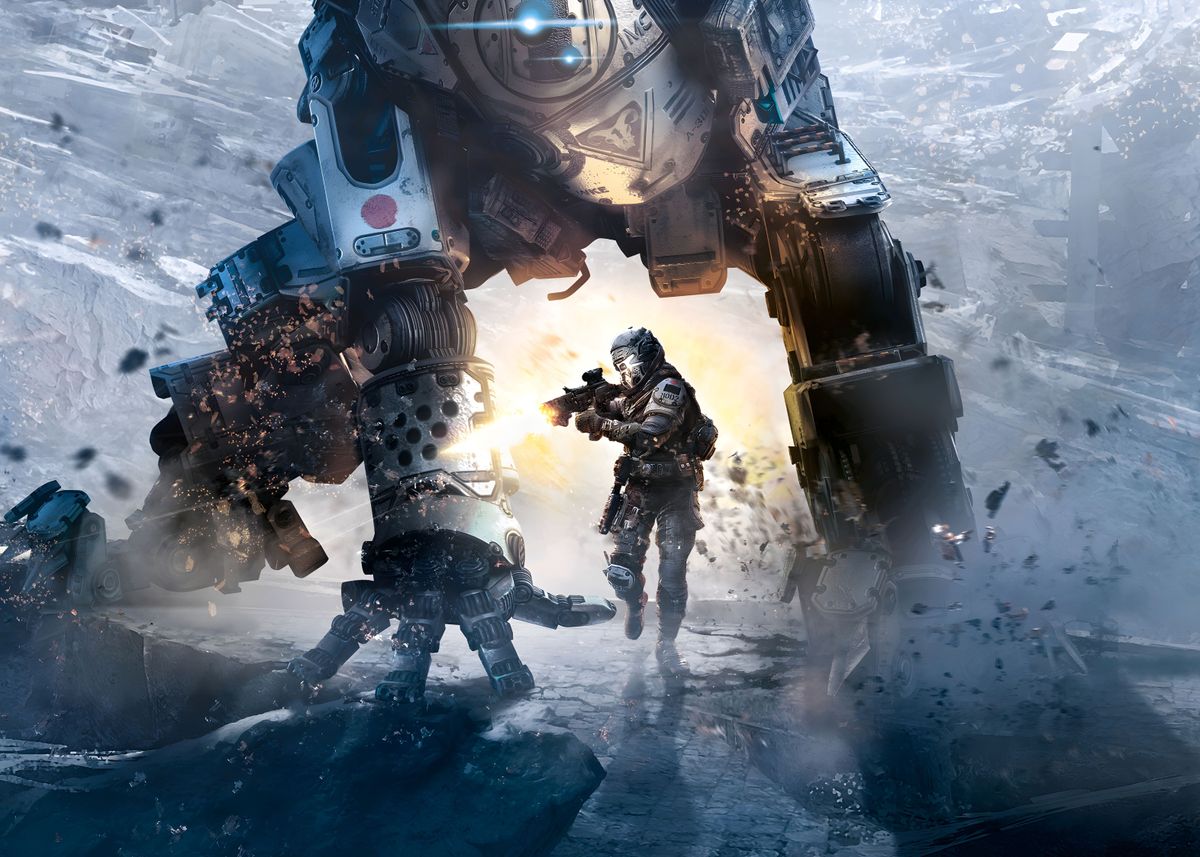 'Titanfall 2' Poster, picture, metal print, paint by Ивона Блечарчик | Displate