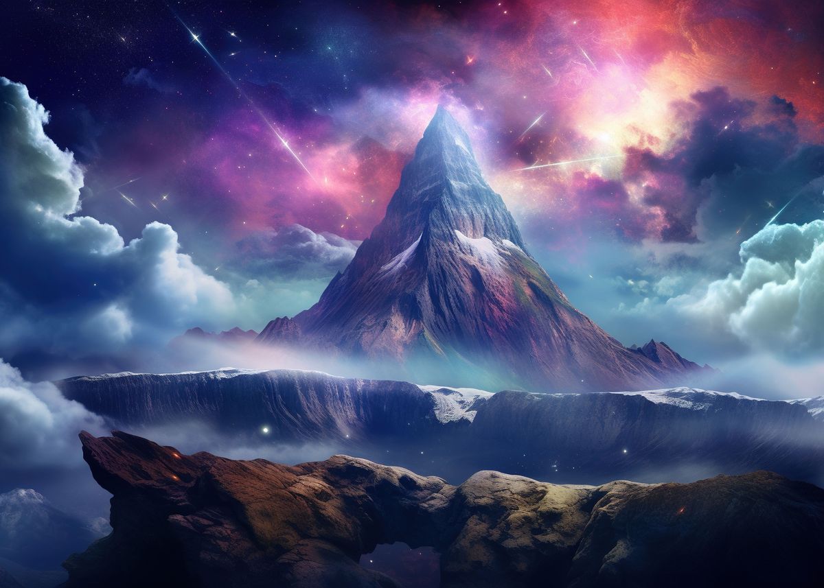 ' Luminous Embrace' Poster, picture, metal print, paint by Senja ...