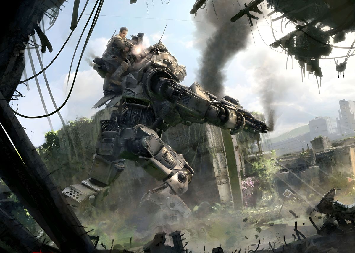 'Titanfall 2' Poster, picture, metal print, paint by Ивона Блечарчик | Displate