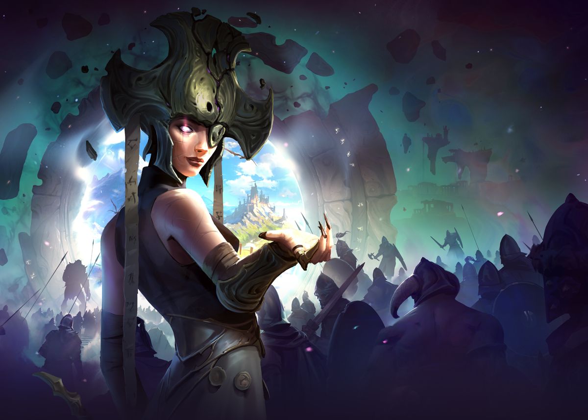 'Wizard Queen Landscape' Poster, picture, metal print, paint by Age of ...