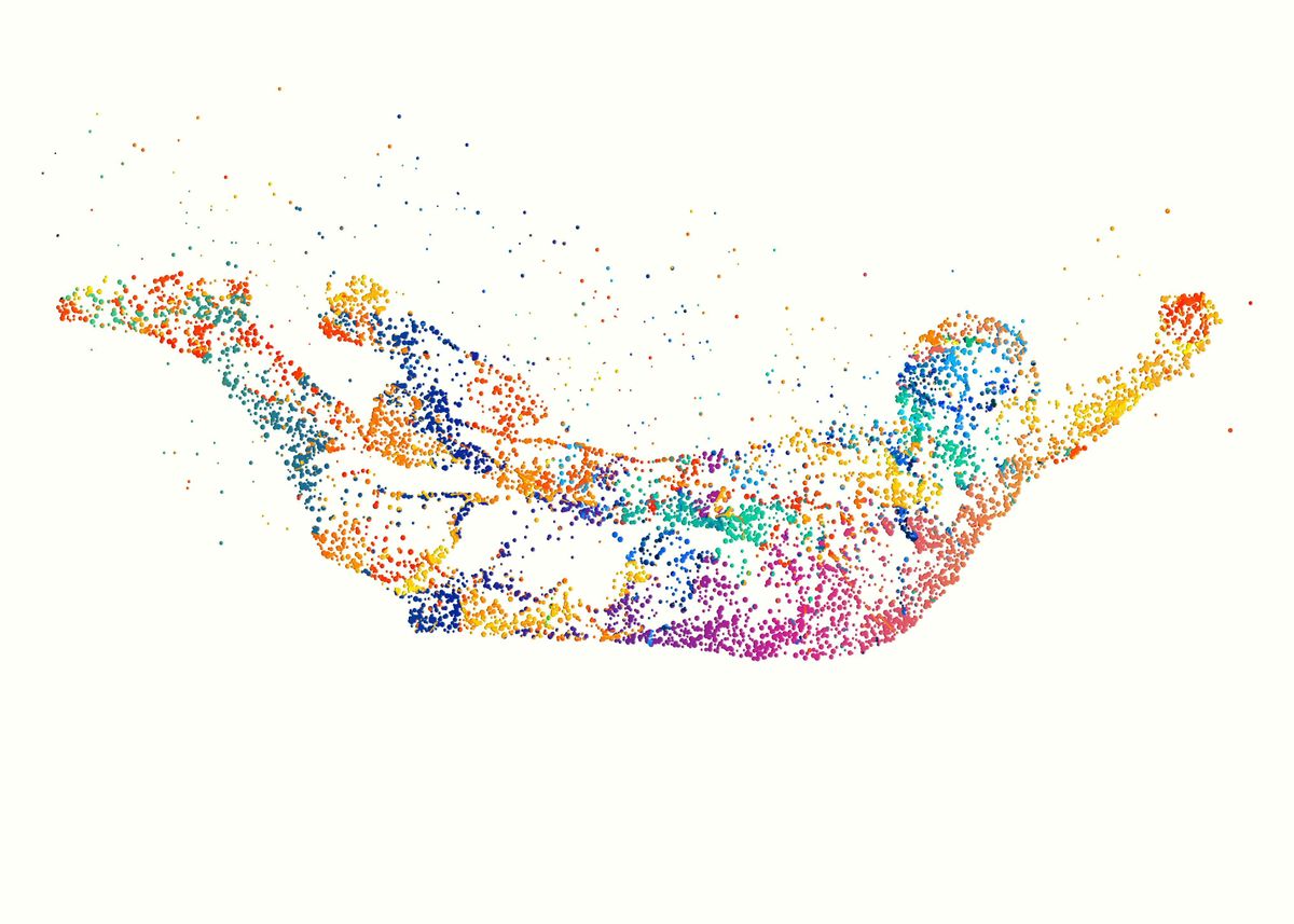 'Soccer player happy after ' Poster, picture, metal print, paint by ...