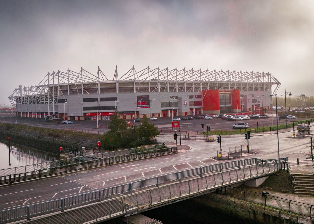 'The Riverside Stadium' Poster, picture, metal print, paint by Airpower ...
