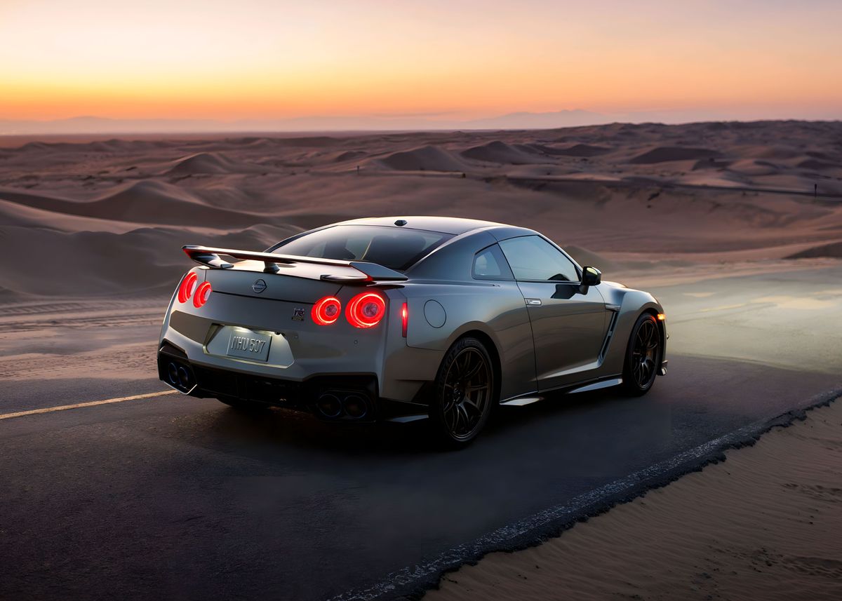 '2024 Nissan GTR' Poster, picture, metal print, paint by Smokey Nagata ...