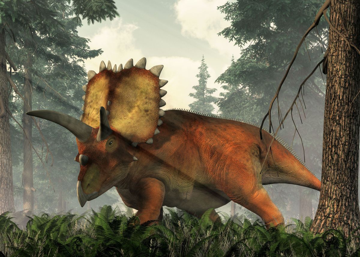 'Coahuilaceratops' Poster by Daniel Eskridge | Displate