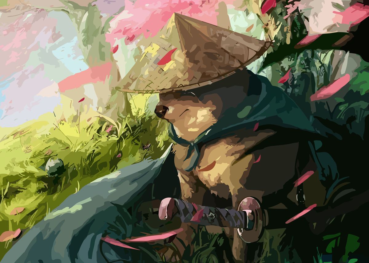 'Doge' Poster, picture, metal print, paint by Funny One Piece | Displate