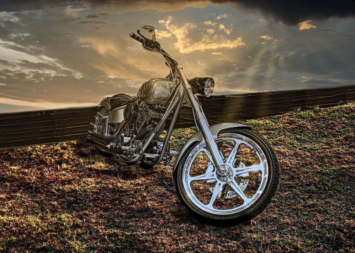 'Chopper Photograph' Poster by Jeffrey Lorber | Displate