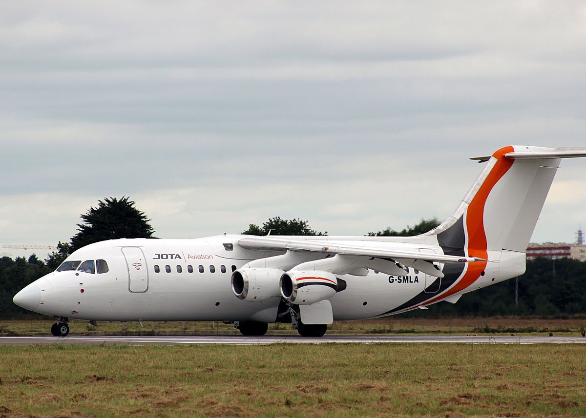 'JOTA Avro RJ' Poster, picture, metal print, paint by Tony Choel | Displate