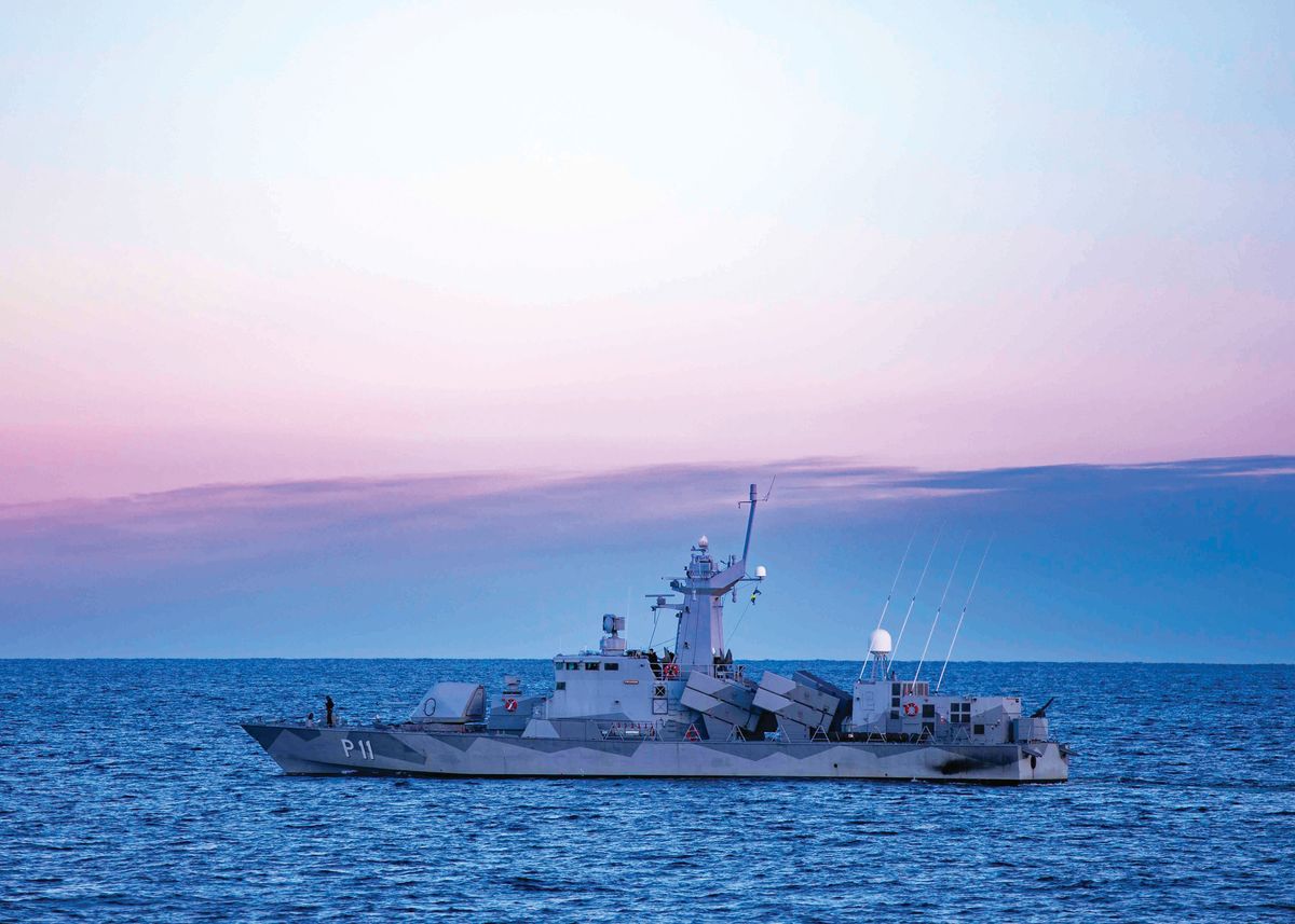 'HSwMS Stockholm P11' Poster, picture, metal print, paint by River Rice ...