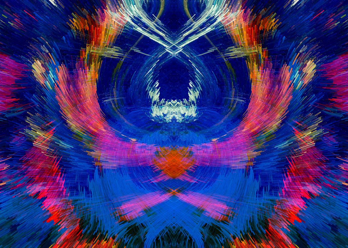 'abstract monster enemy' Poster by Aniebert Ballo | Displate