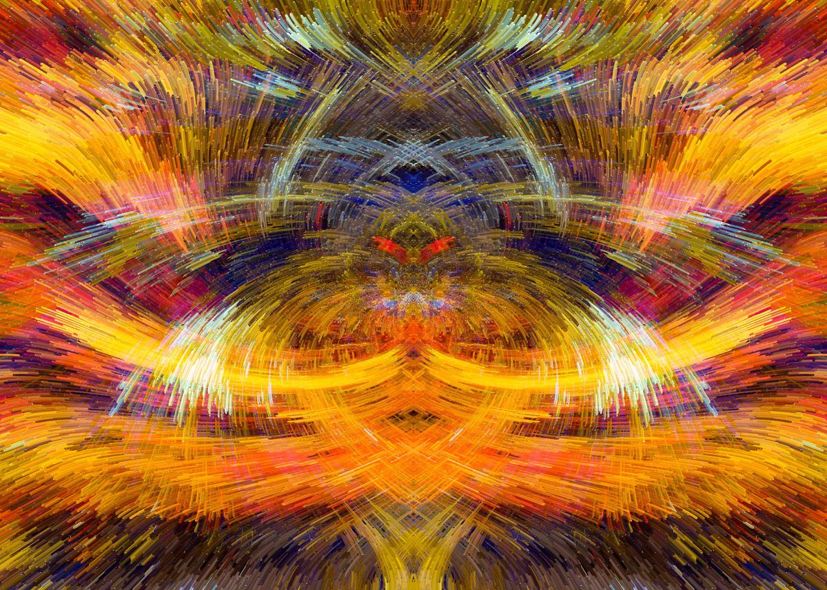 'abstract monster enemy' Poster by Aniebert Ballo | Displate