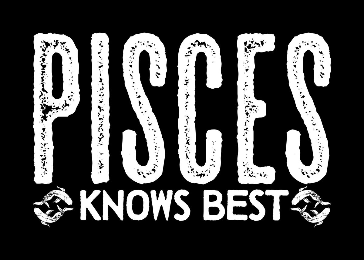 'Pisces Water Sign Zodiac' Poster, picture, metal print, paint by ...