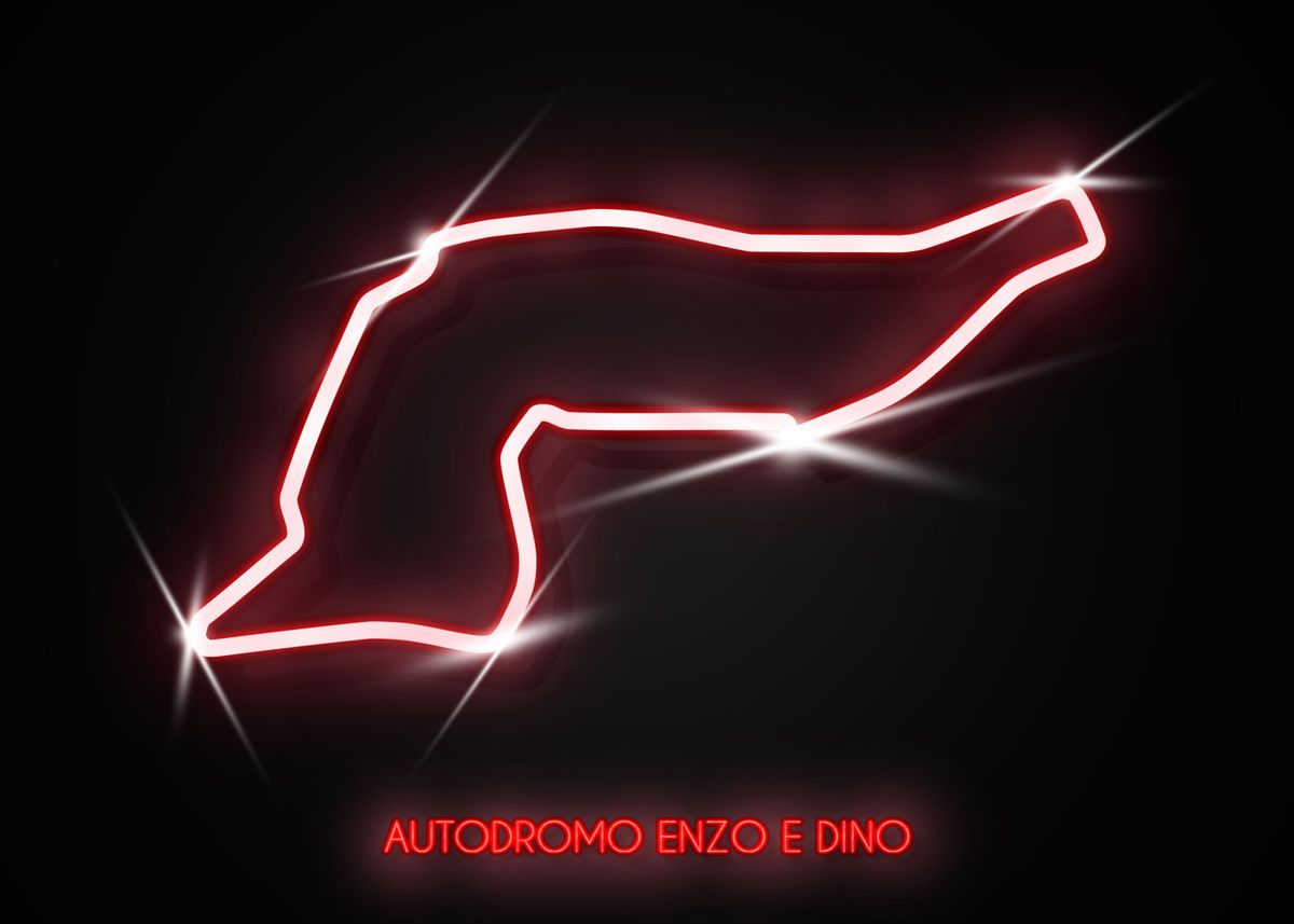 'Enzo e Dino Italy Neon ' Poster, picture, metal print, paint by Benny ...