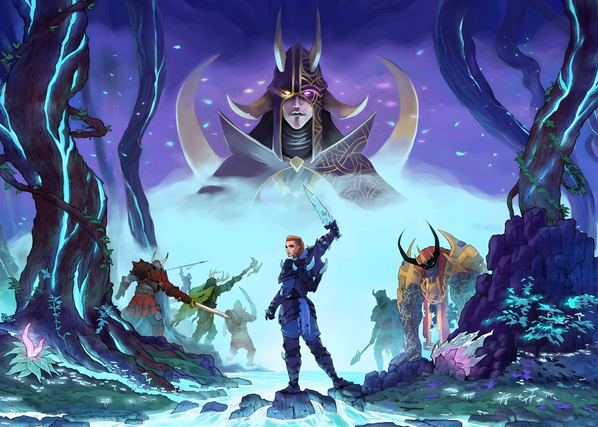 'Tribes of Midgard god war' Poster, picture, metal print, paint by ...