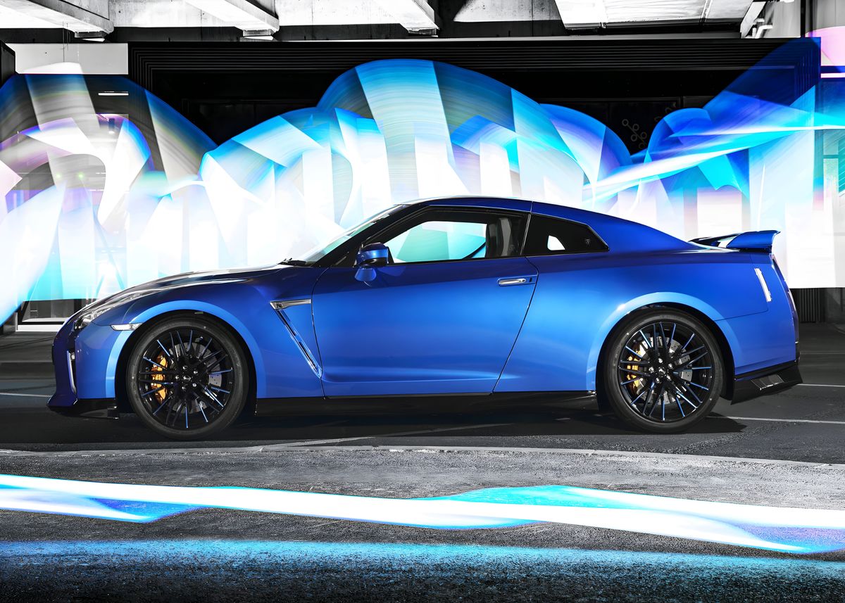 '2020 Nissan GTR 50th R35' Poster, picture, metal print, paint by ...