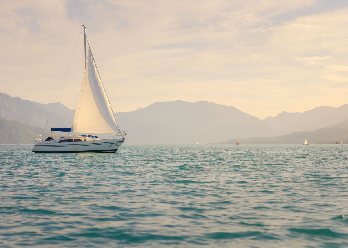 'Sailing boat ' Poster by photoplace | Displate