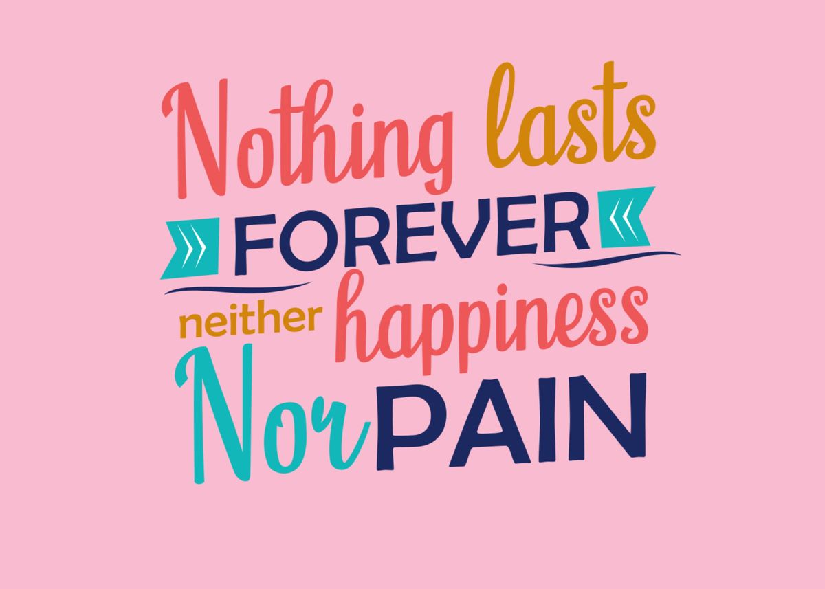 'Noting lasts Forever' Poster, picture, metal print, paint by Viole ...