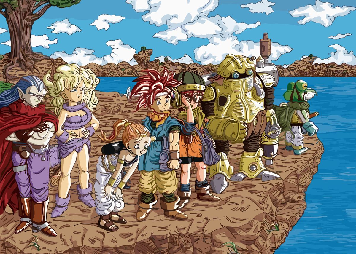 'chrono trigger' Poster, picture, metal print, paint by Diego fero ...