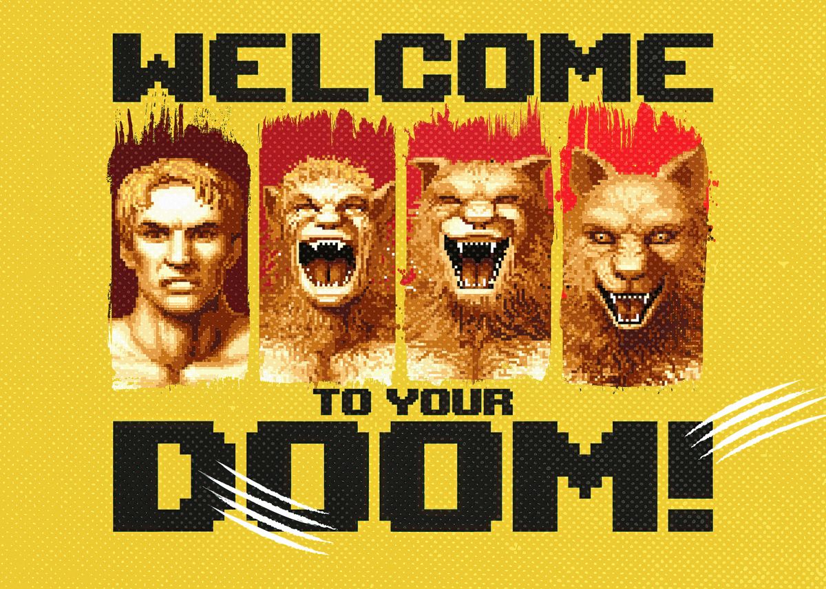 'Welcome to your Doom' Poster, picture, metal print, paint by SEGA ...