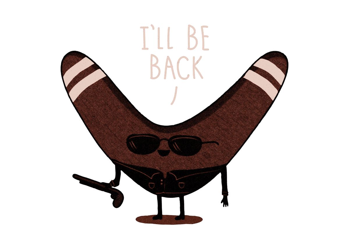 'boomerang' Poster, picture, metal print, paint by riyadi elyas rahmadi ...