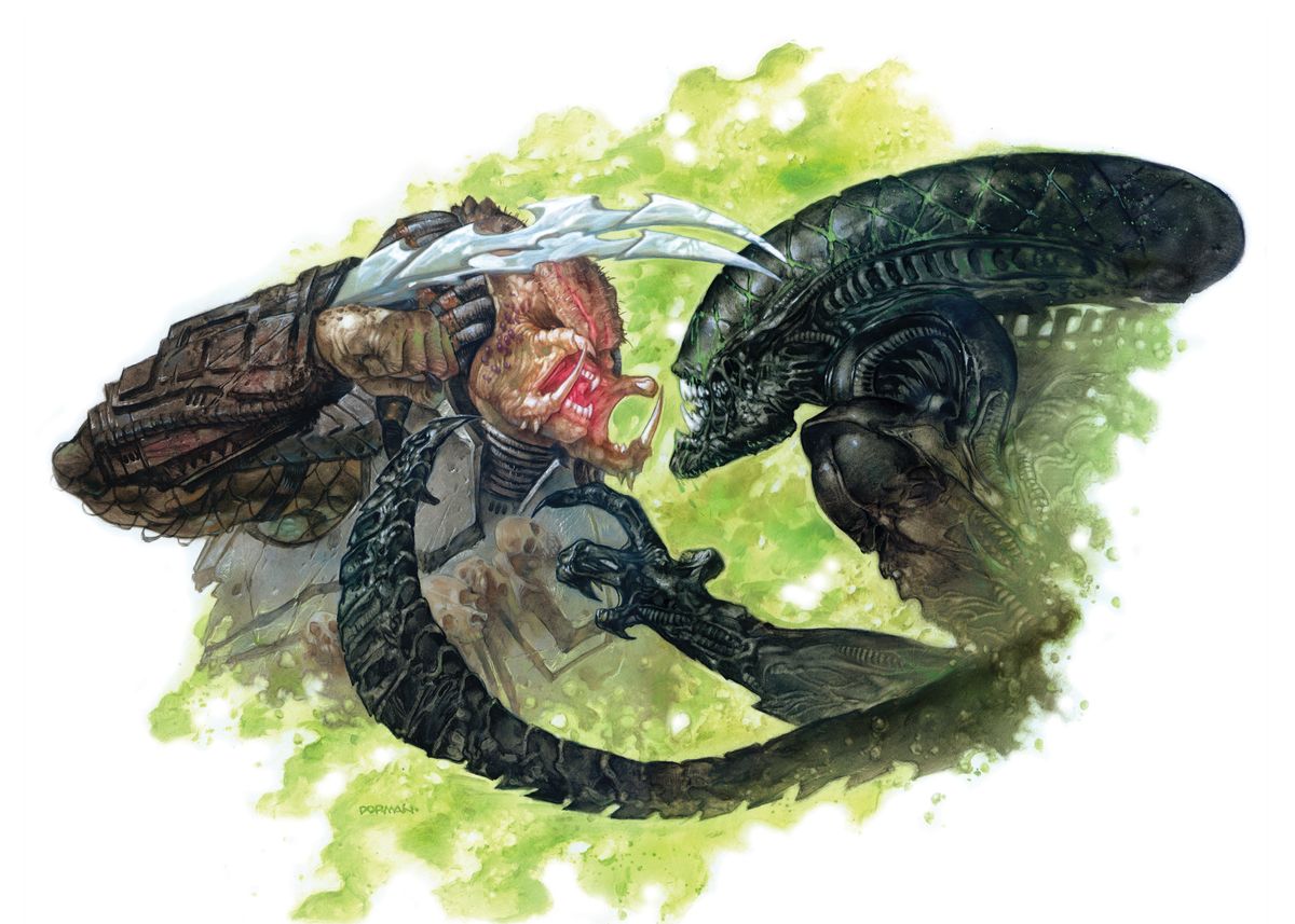 'Alien vs Predator' Poster, picture, metal print, paint by Alien vs ...