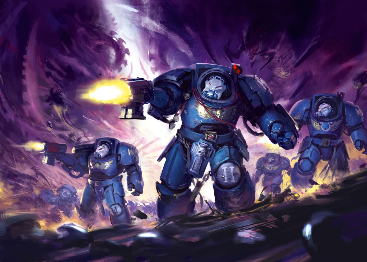 'Terminator Assault' Poster, picture, metal print, paint by Warhammer ...