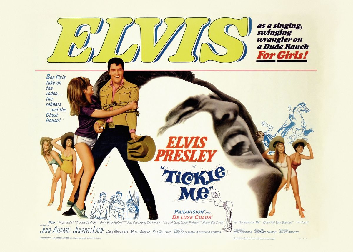 'Tickle Me' Poster by Elvis Presley | Displate
