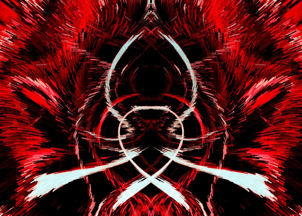 'Baby Crying Abstract Art' Poster, picture, metal print, paint by ...