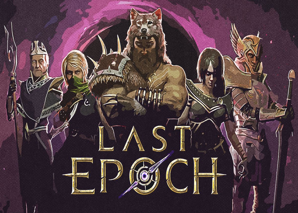 'Last Epoch Characters' Poster, picture, metal print, paint by ...