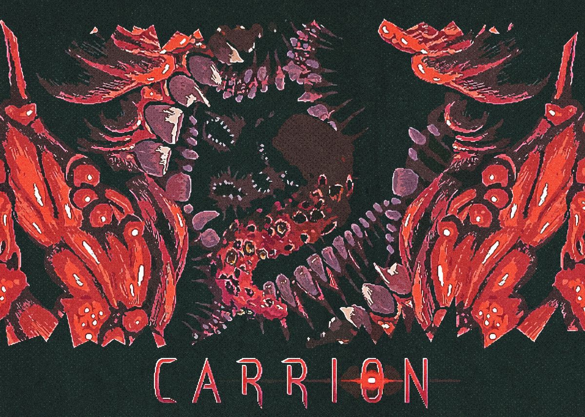'Carrion Game Poster' Poster, picture, metal print, paint by ...