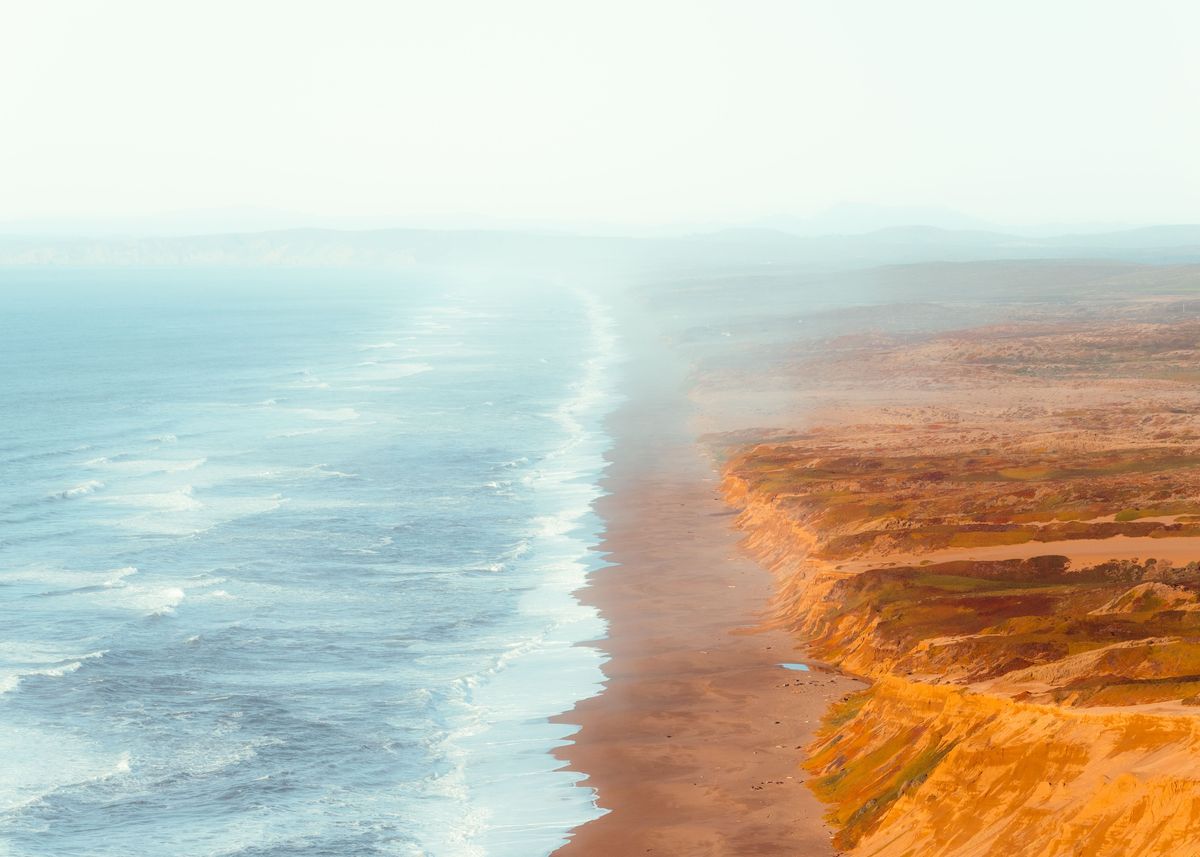 'Point Reyes' Poster, picture, metal print, paint by Yann Droy | Displate