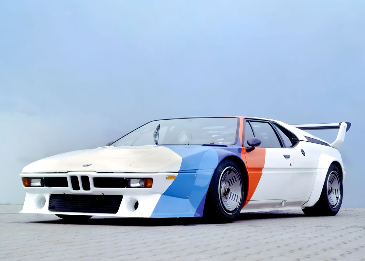 'BMW M1' Poster, picture, metal print, paint by Bondo Art | Displate