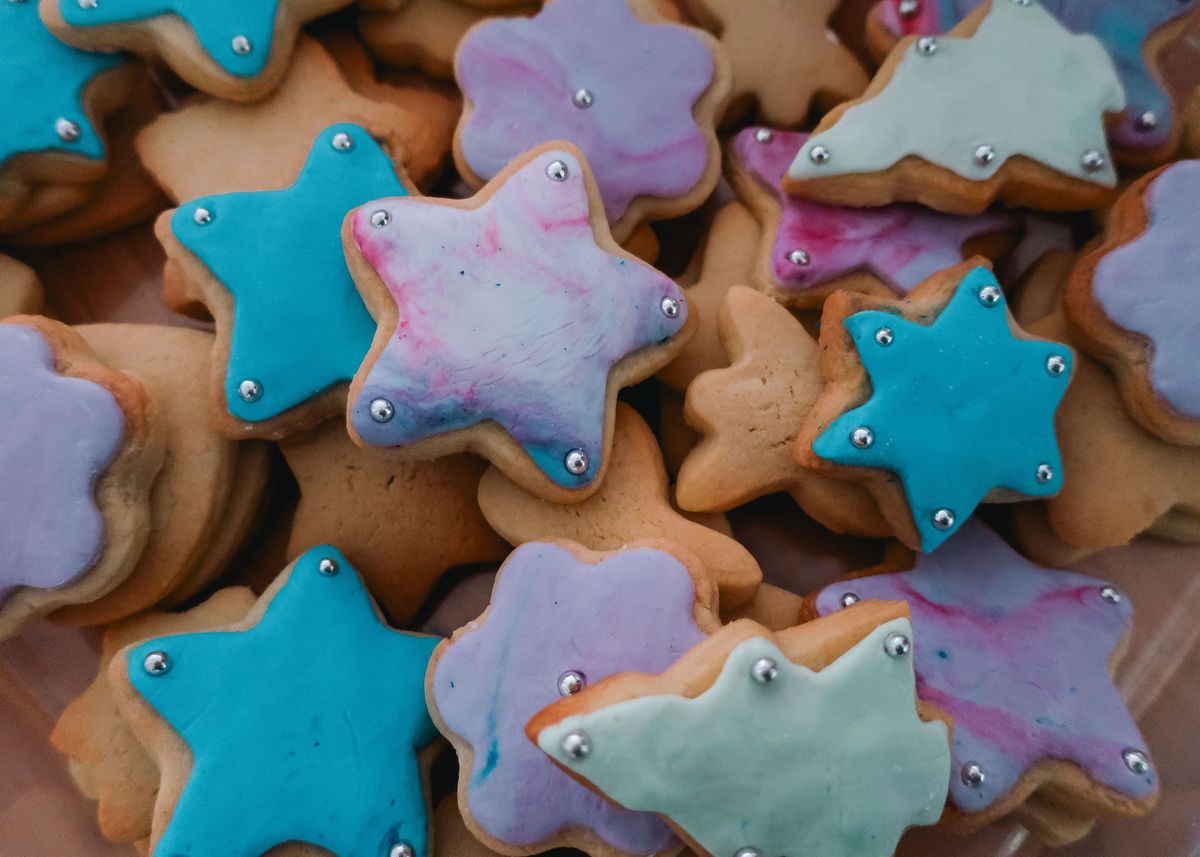 'Christmas cookies' Poster, picture, metal print, paint by Ingrid Nagy ...