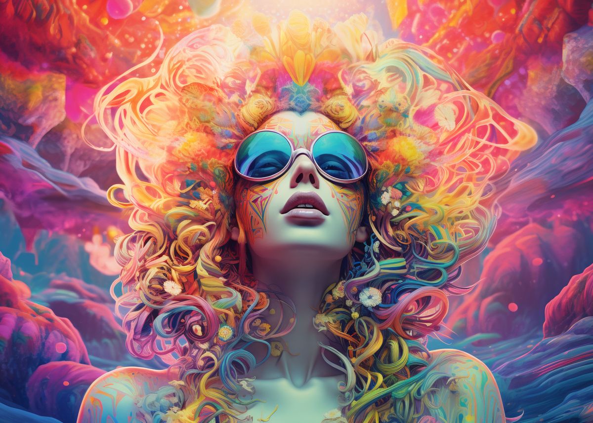 'Colors Expand' Poster, picture, metal print, paint by Polymath Prints ...