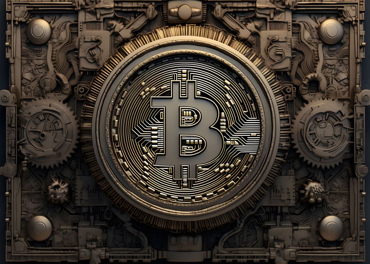'Bitcoin 3D Art' Poster, picture, metal print, paint by Amazing Designs ...