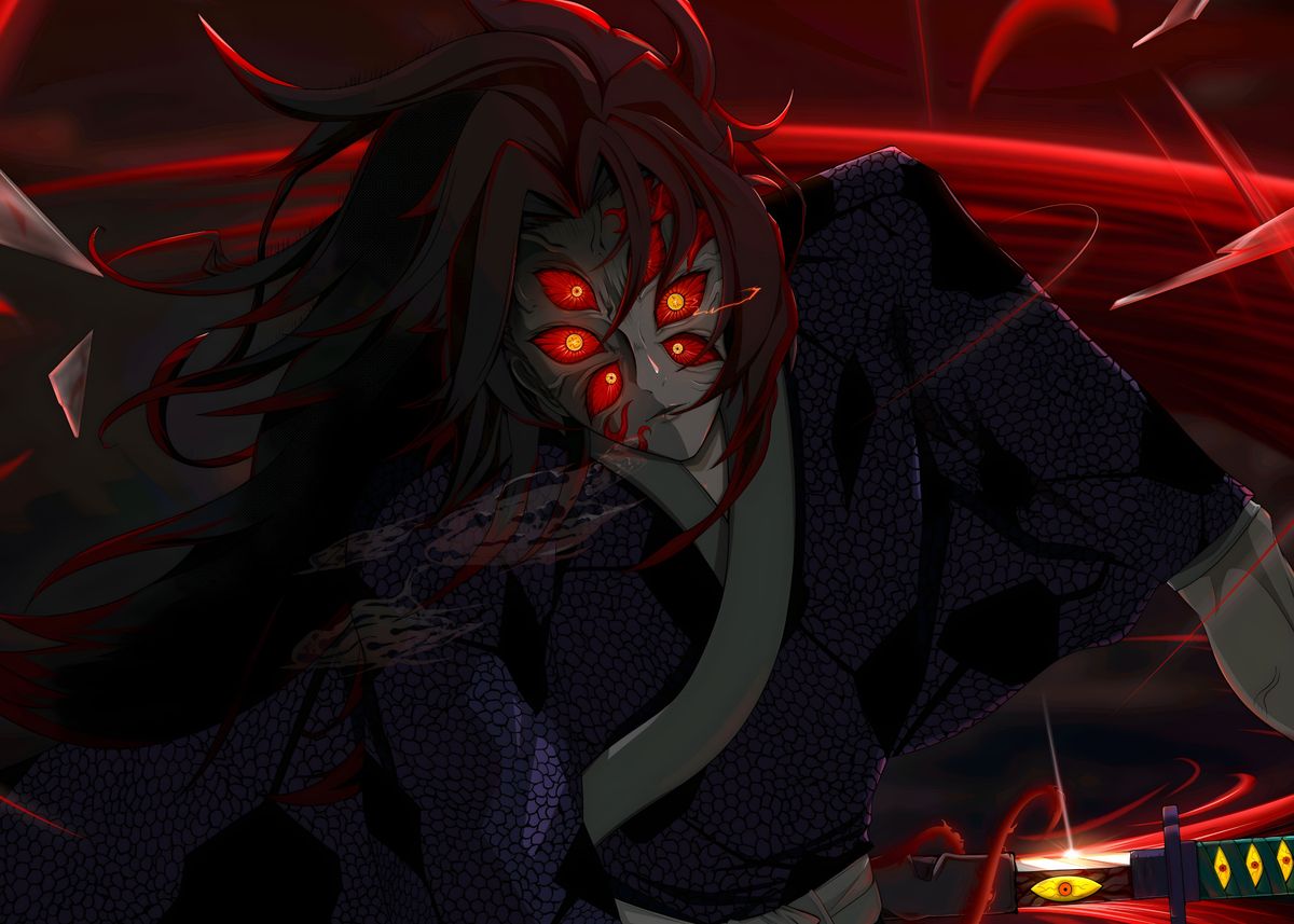 'Kokushibo' Poster by arto moro | Displate