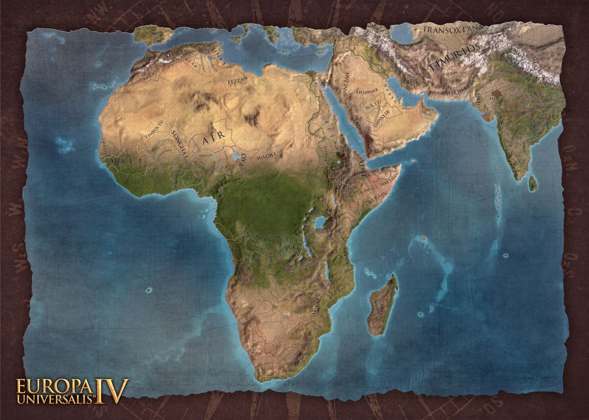 'Africa Brown Terrain' Poster, picture, metal print, paint by Europa ...