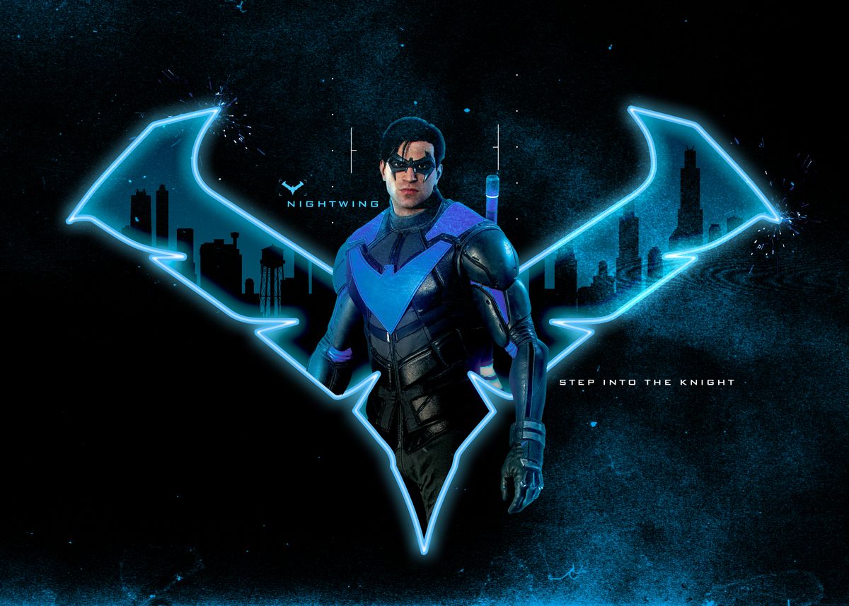 'Gotham Knights: Nightwing' Poster, picture, metal print, paint by DC ...