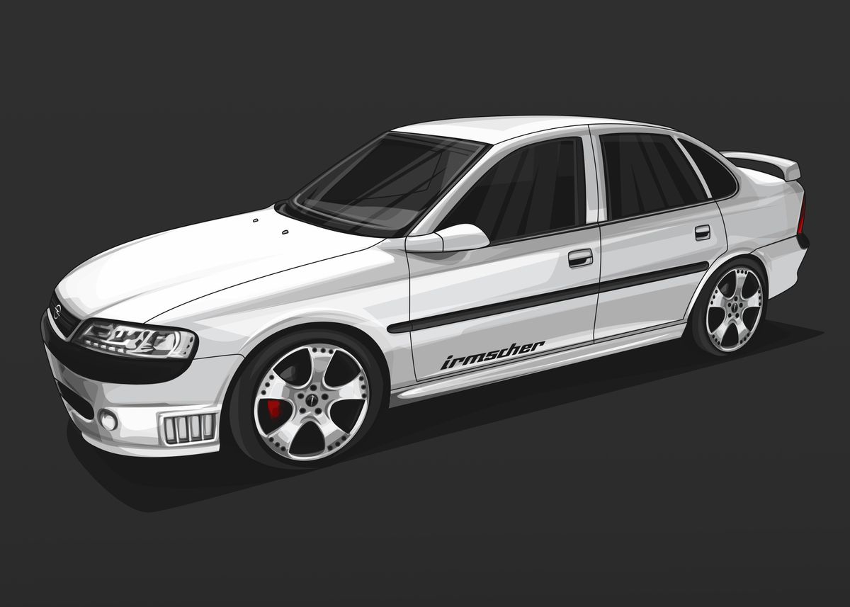 'Opel Vectra B i500' Poster, picture, metal print, paint by ...