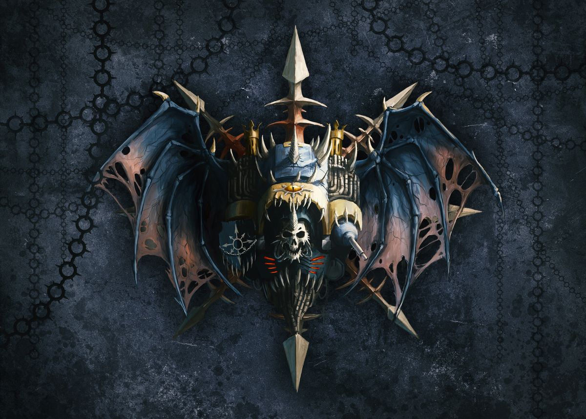 'Chaos Knights' Poster, picture, metal print, paint by Warhammer | Displate