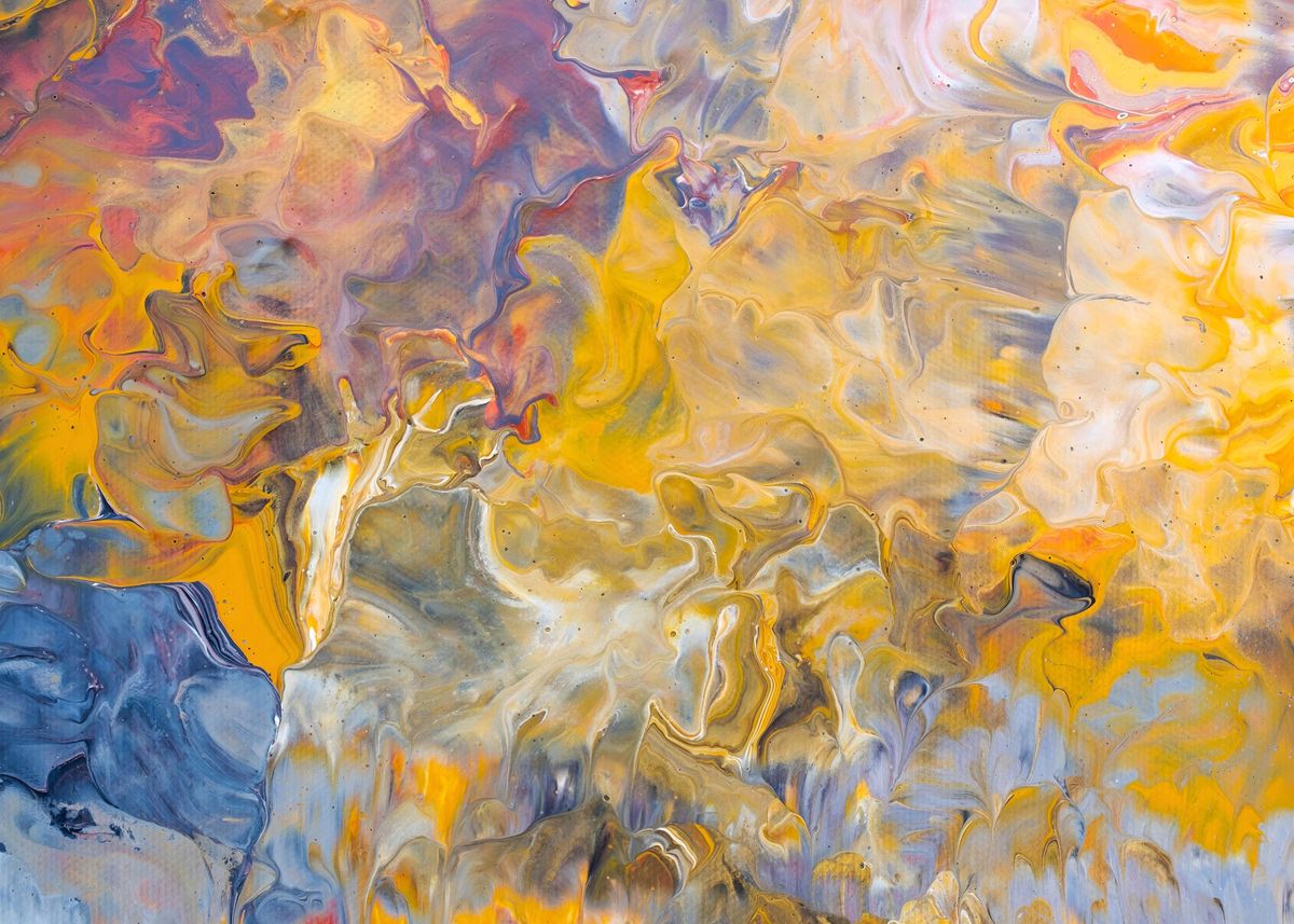 'Fluid Painting' Poster, picture, metal print, paint by Ydha Anggara ...