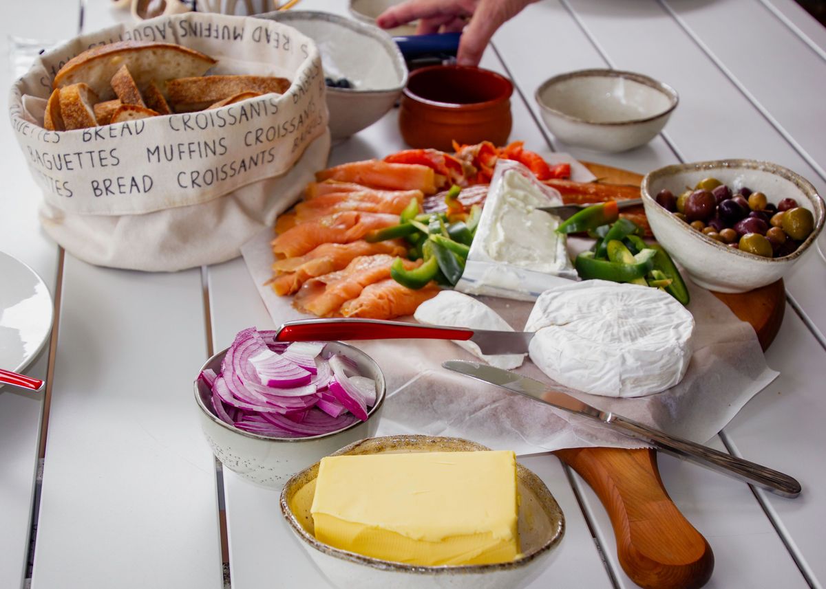 'Summer Brunch' Poster, picture, metal print, paint by Ingrid Nagy ...