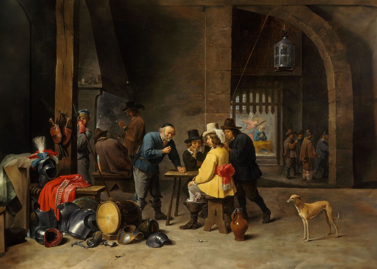 'Guardroom ' Poster, picture, metal print, paint by anamaria tudor ...