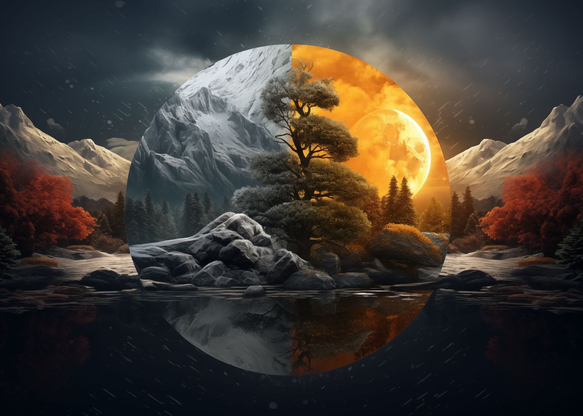 'Surreal Fantasy Landscape' Poster, picture, metal print, paint by Zenz ...