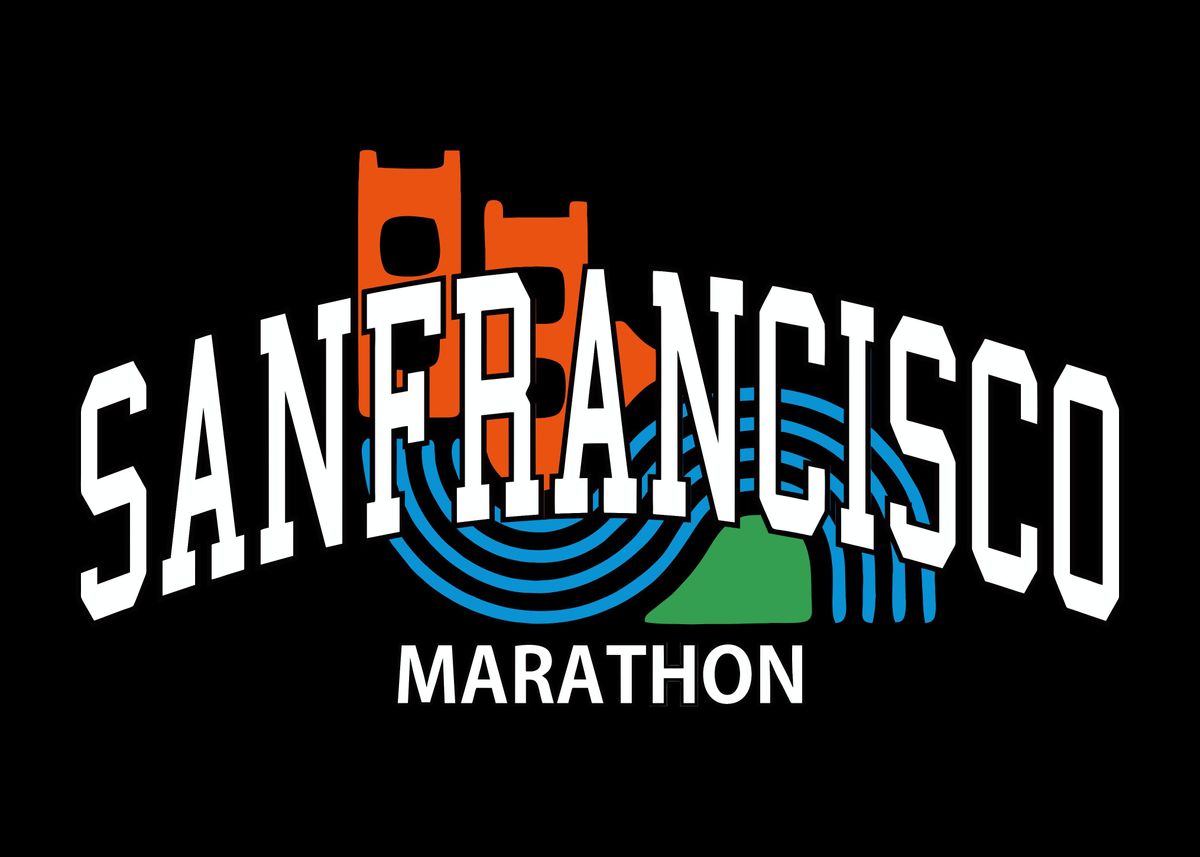 'San francisco Marathon' Poster, picture, metal print, paint by Éclips ...