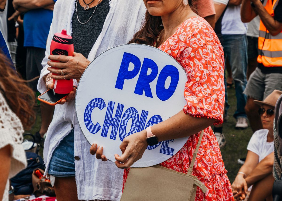 'Pro Choice' Poster, picture, metal print, paint by Ingrid Nagy | Displate