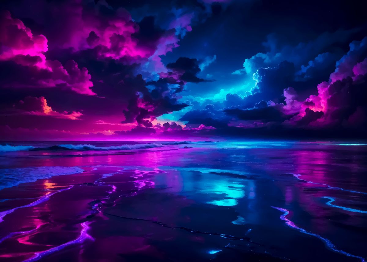 'Magic Sea' Poster, picture, metal print, paint by Diego The Designer ...